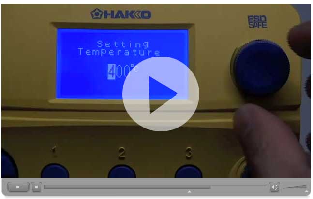 Multifunkční opravářská stanice Hakko FM-206. | Hakko.cz